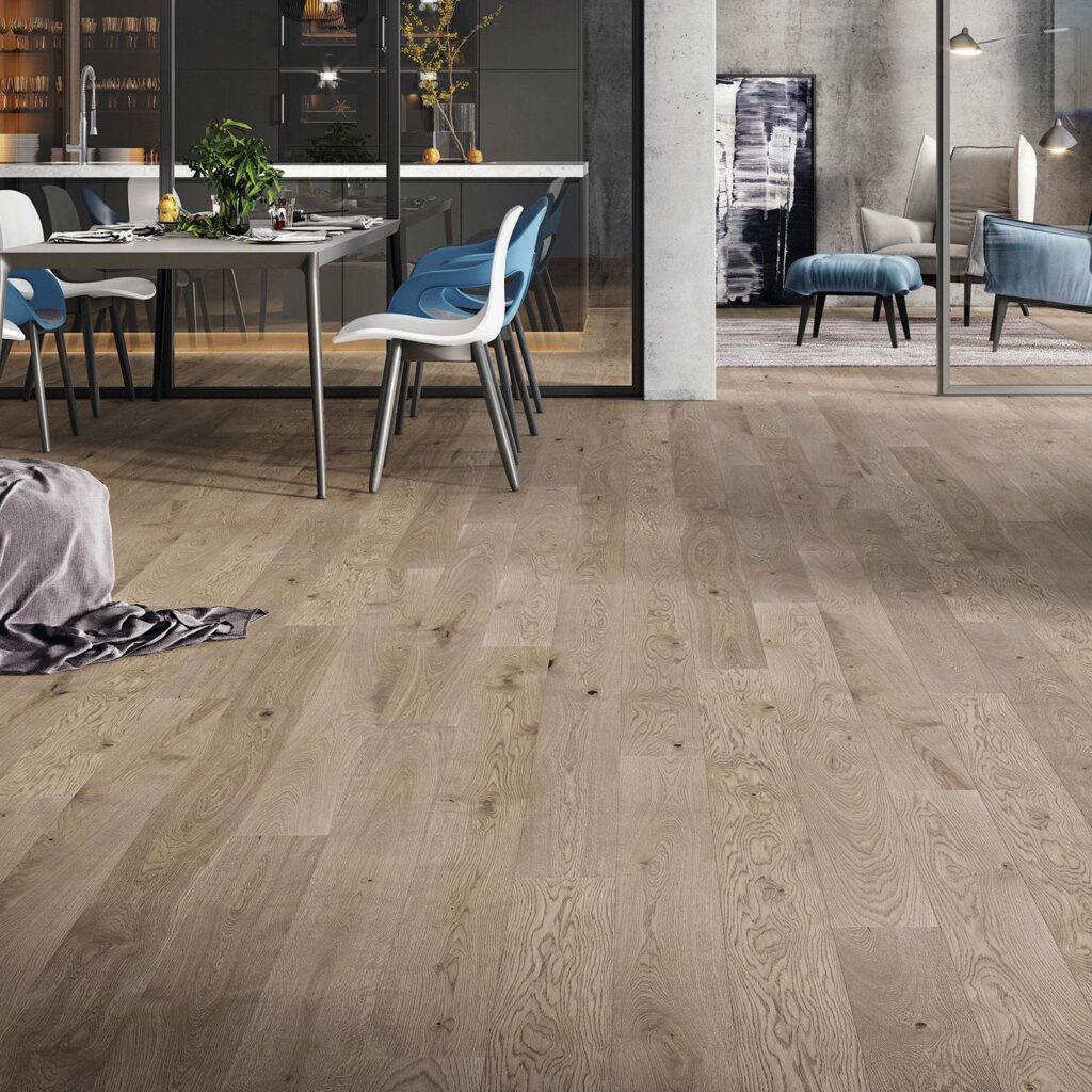 Parchet Stejar Brun Închis, Lăcuit Mat, Barlinek Grande