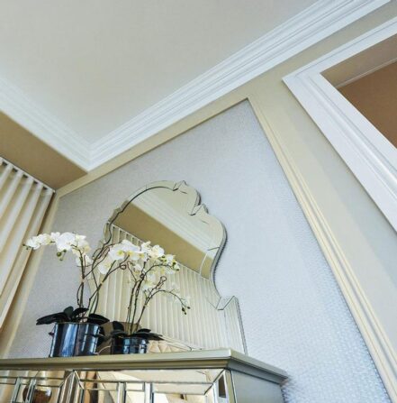 Cornisa de tavan Poliuretan Manavi P817 40x40x2000 mm