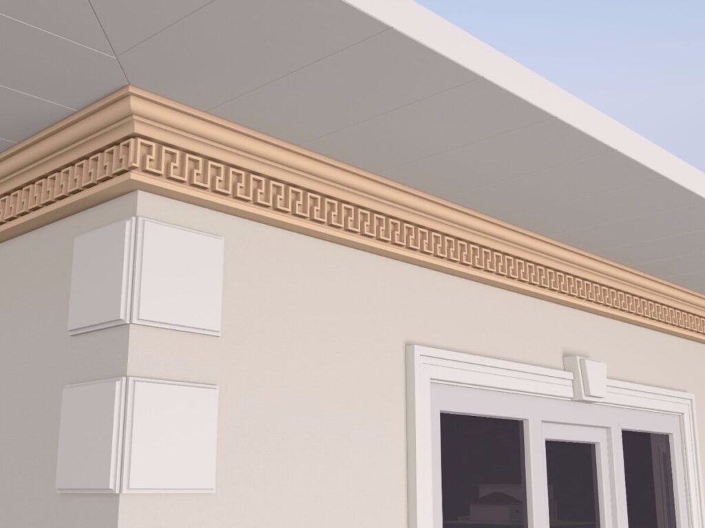 Cornisa decorativa de exterior FP422 105x200x2000 mm