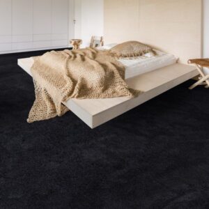 Mochetă Neagră Shaggy 20mm, Trafic, Tapibel Saphir 51450