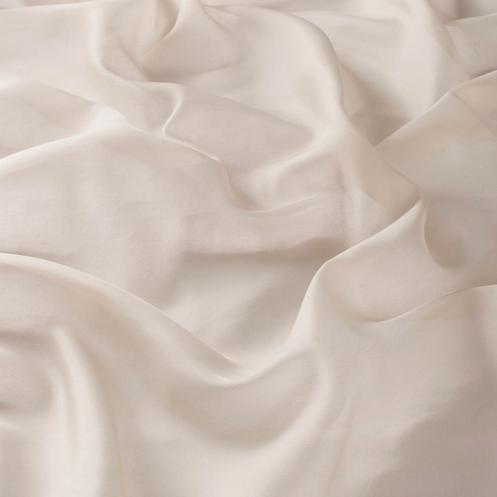 Perdele model uni bej din poliester voal Cora 300 Vol. 2 Gardisette ...